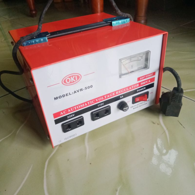 Jual Stavol Listrik / Stabilizer Listrik Merk OKI 500VA | Shopee Indonesia