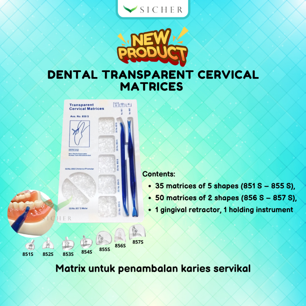 Jual Dental Matriks Servikal/Transparent Cervical Matrices | Shopee ...