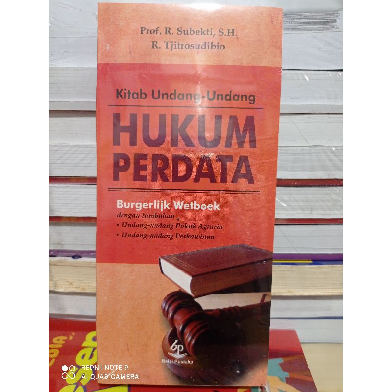Jual KITAB UNDANG-UNDANG HUKUM PERDATA PROF R SUBEKTI SH | Shopee Indonesia