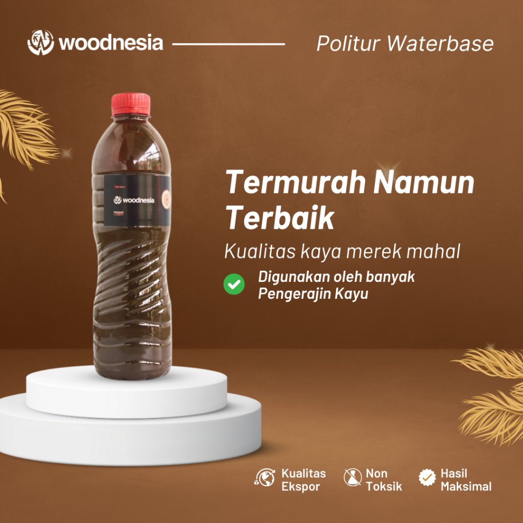 Jual Woodnesia Politur Plitur Water Based kayu jati dan kayu mahoni ...