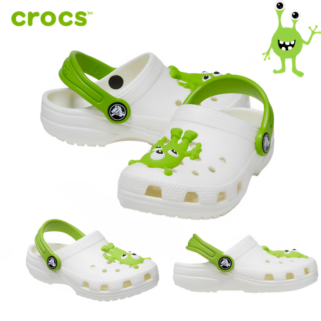Jual Crocs Kids Alien/Crocs Kids' Classic Glow In The Dark Alien Clogs ...