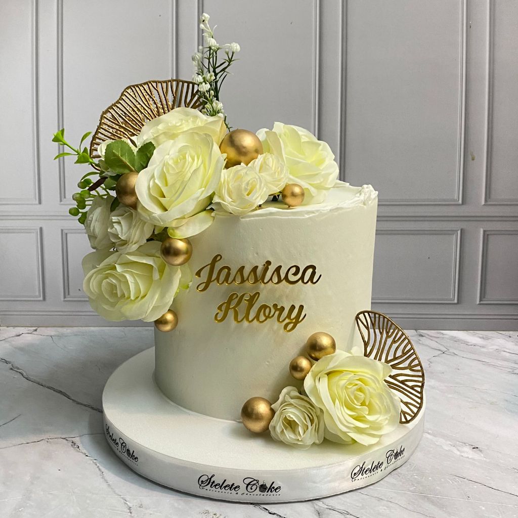 Jual Kue Ulang Tahun/Birthday Cake/Kue Ultah Costum/Kue Tema Flower ...