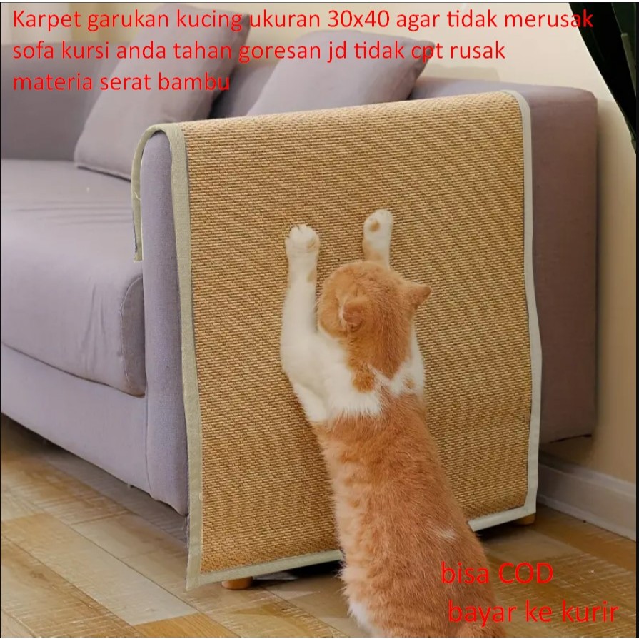 Jual Karpet garukan kucing ukuran 30x40 agar tidak merusak sofa kursi ...