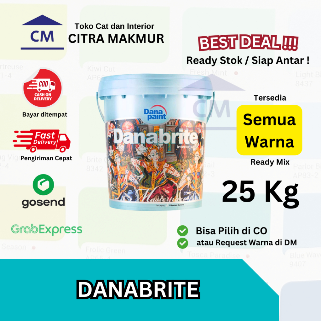Jual Cat Tembok Danabrite - 25 Kg | Shopee Indonesia