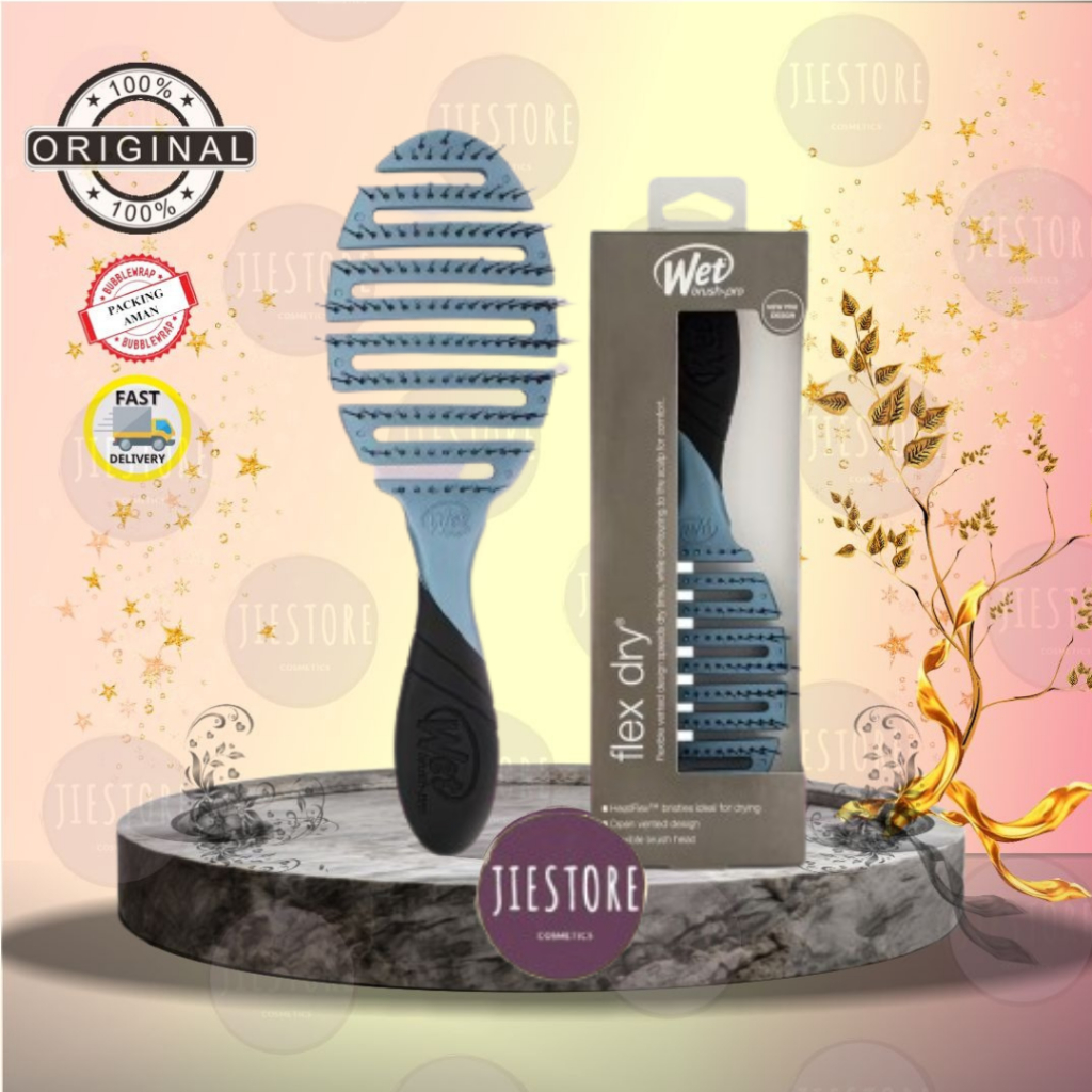 Jual The Wet Brush Pro Flex Dry Elemental Blue | Shopee Indonesia