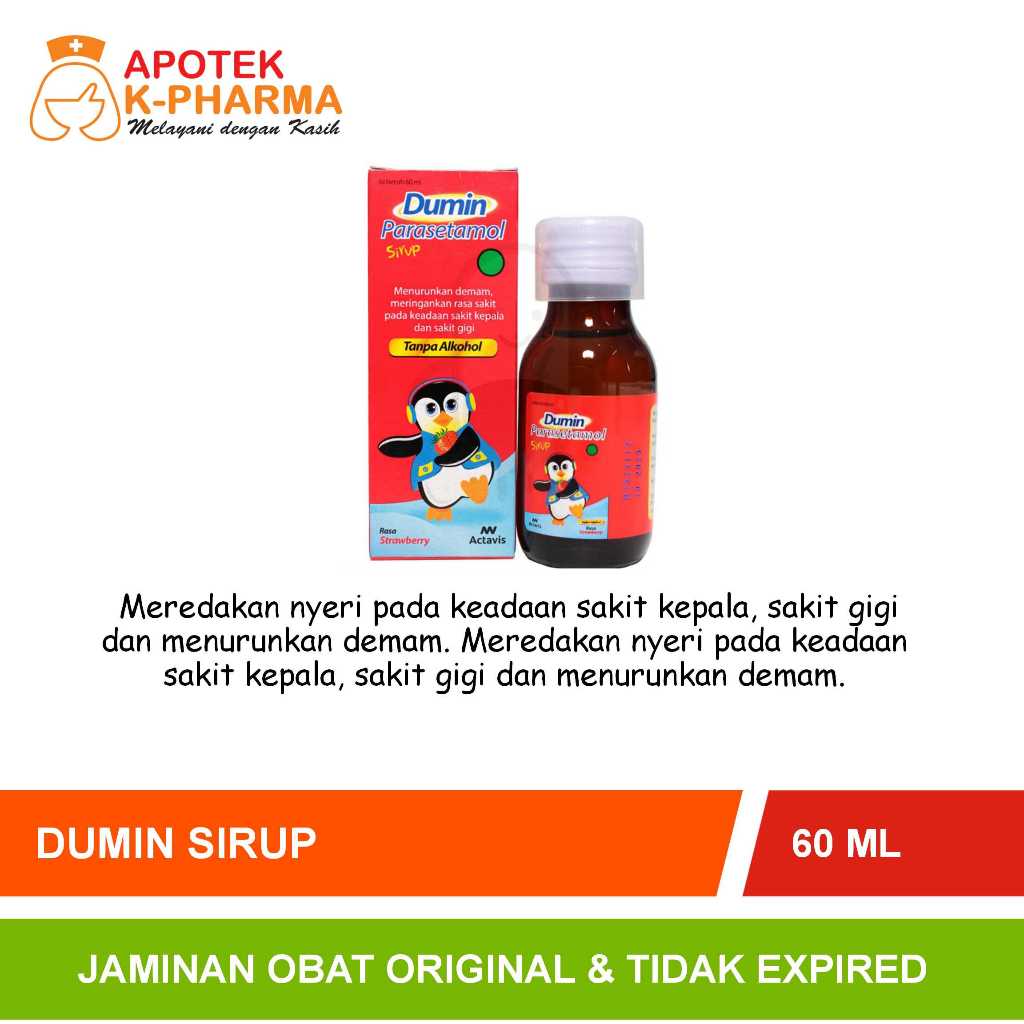 Jual Dumin Sirup Isi 60ml Obat Original | Shopee Indonesia
