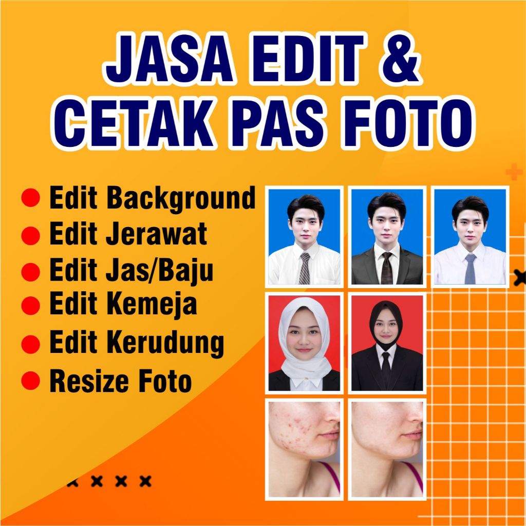 Jual Edit Pas Foto & Cetak Pas Foto / Edit Foto Lamaran Kerja | Shopee Indonesia