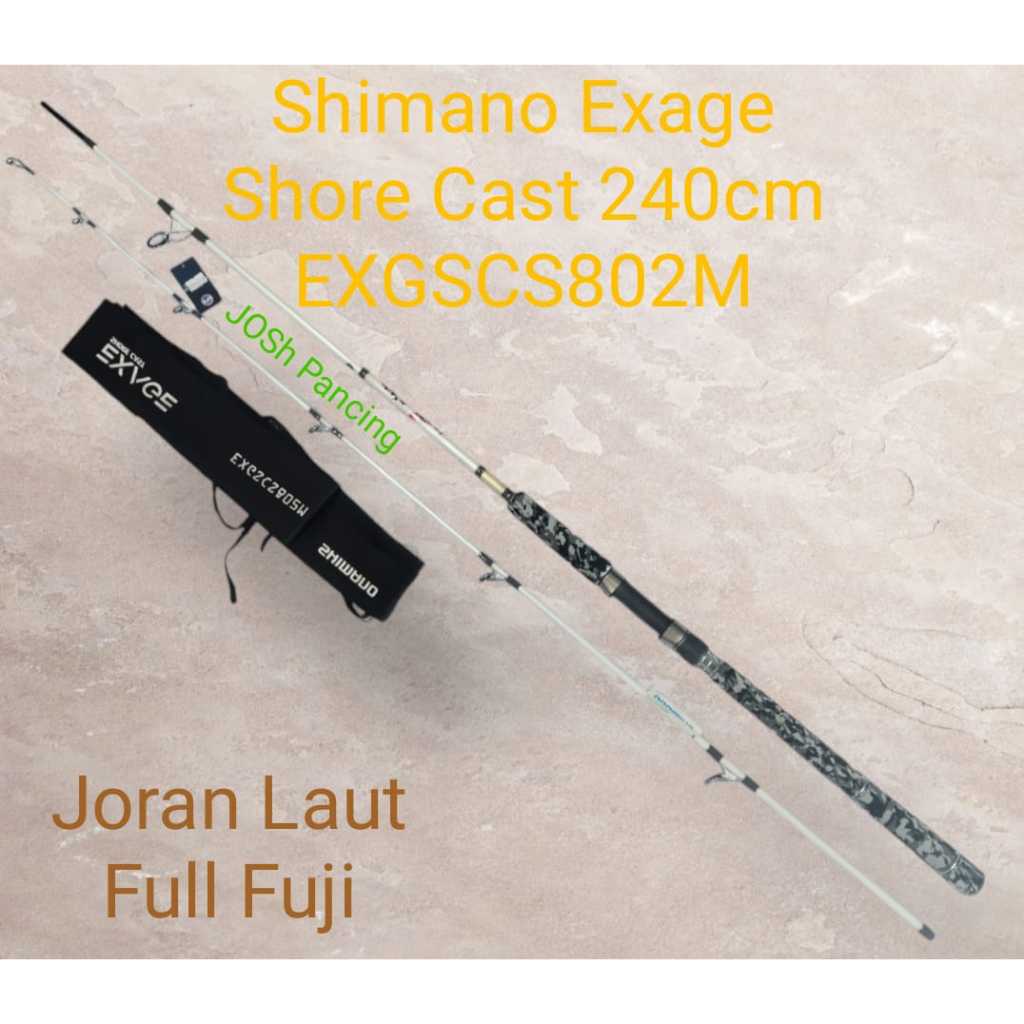 Jual Joran LANGKA Shimano Exage Shore Cast 240 270 300 cm Full Fuji ...