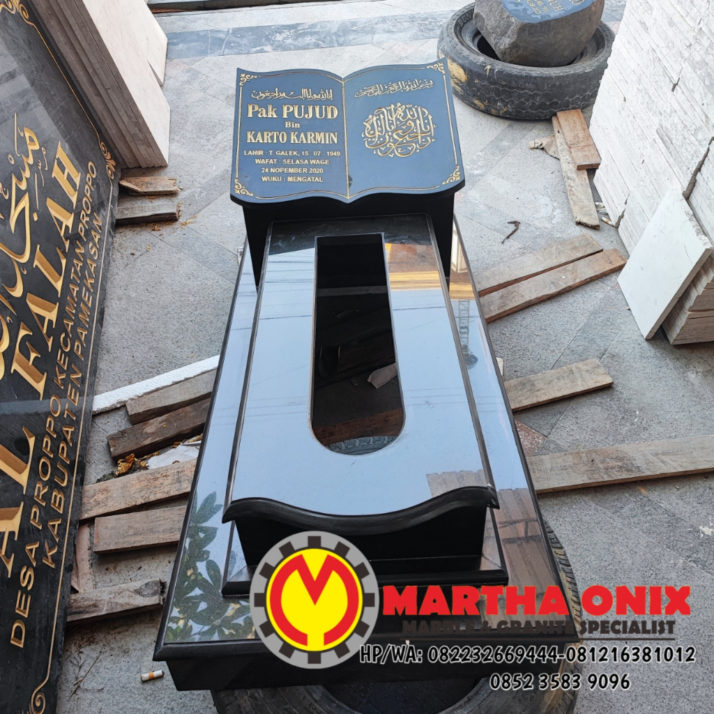 Jual Kijing Makam Batunisan Premium bahan Granite alam | Shopee Indonesia