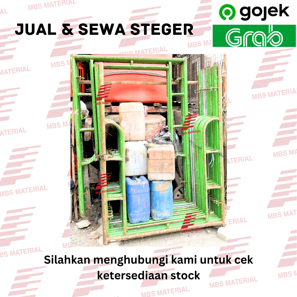Jual Sewa Steger, Catwalk Scaffolding, Injakan, Steger, Pipa Support, Roda, Join Pin, Plat ...