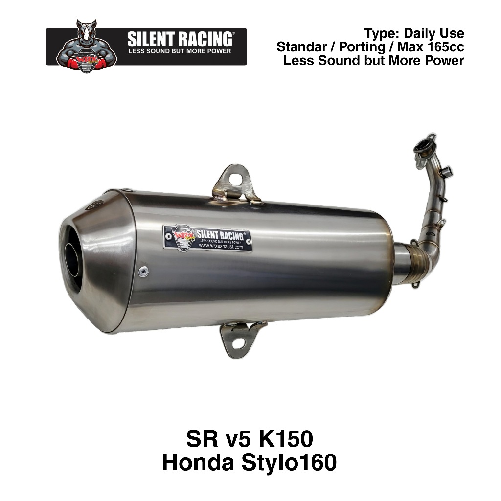 Jual Knalpot WRX SR v5 K150 Stylo 160 | Shopee Indonesia