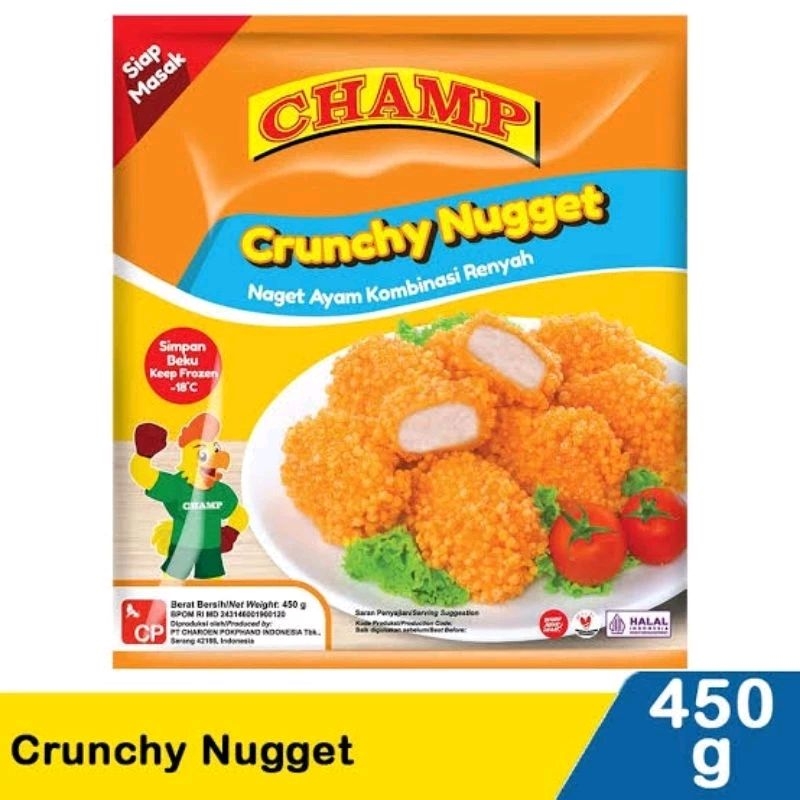 Jual CHAMP CRUNCHY NUGGET 450GR |CHAMP NUGGET BUBLE KEMASAN 450GR ...
