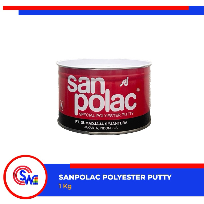 Jual SANPOLAC POLYESTER PUTTY - Hardener / dempul SanPolac 250 gr - 1 ...