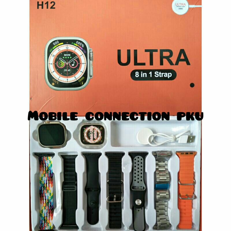Jual SMART WATCH ULTRA H12 (8 in 1 STRAP) | Shopee Indonesia
