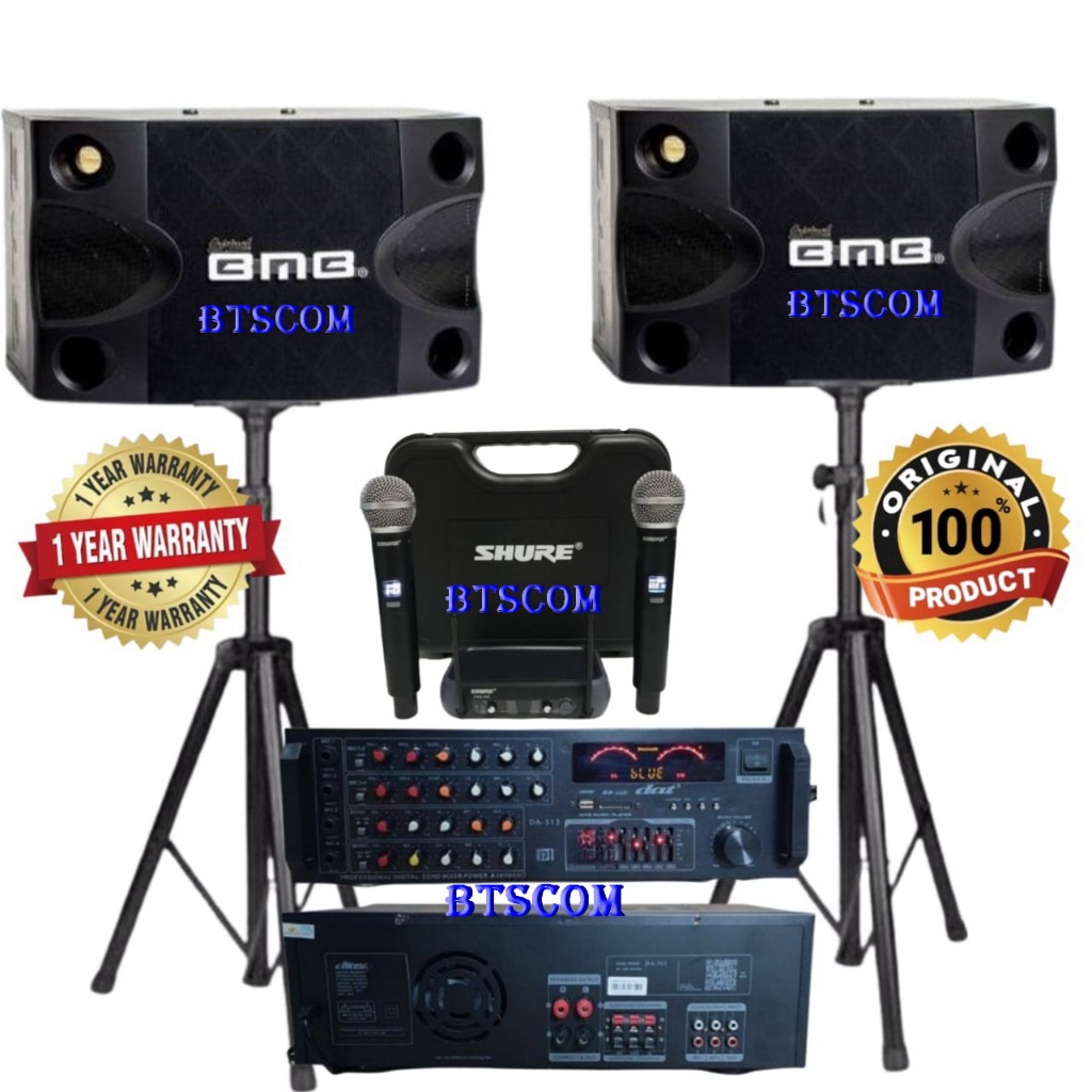 Jual paket sound system bluetooth bmb original paketan karaoke home ...