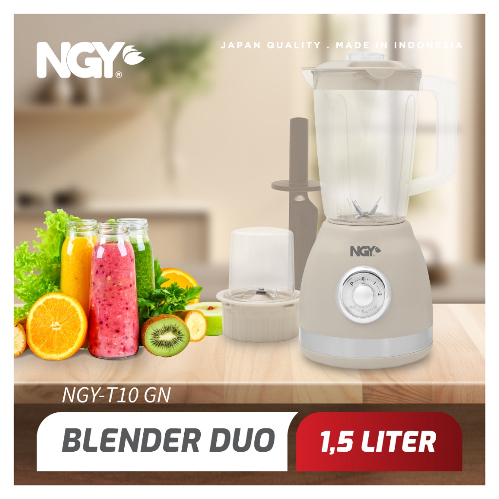 Jual NGY PowerBlend 1.5L 2in1 / Blender Premium Buah dan Bumbu | NGY ...