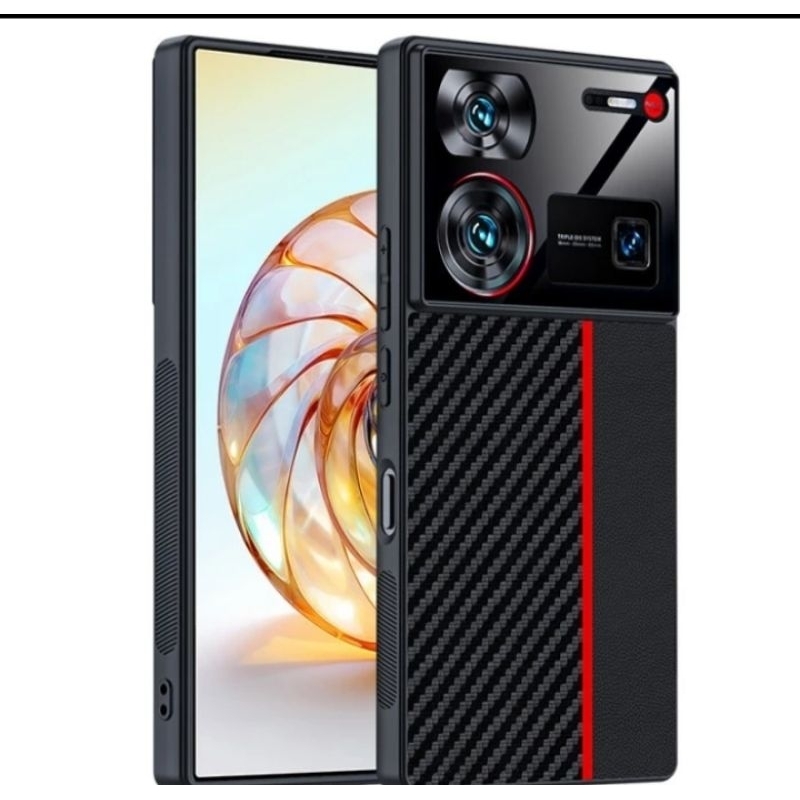 Jual ZTE Nubia Z60 Ultra Premium Carbon Fiber Leather Case | Shopee ...