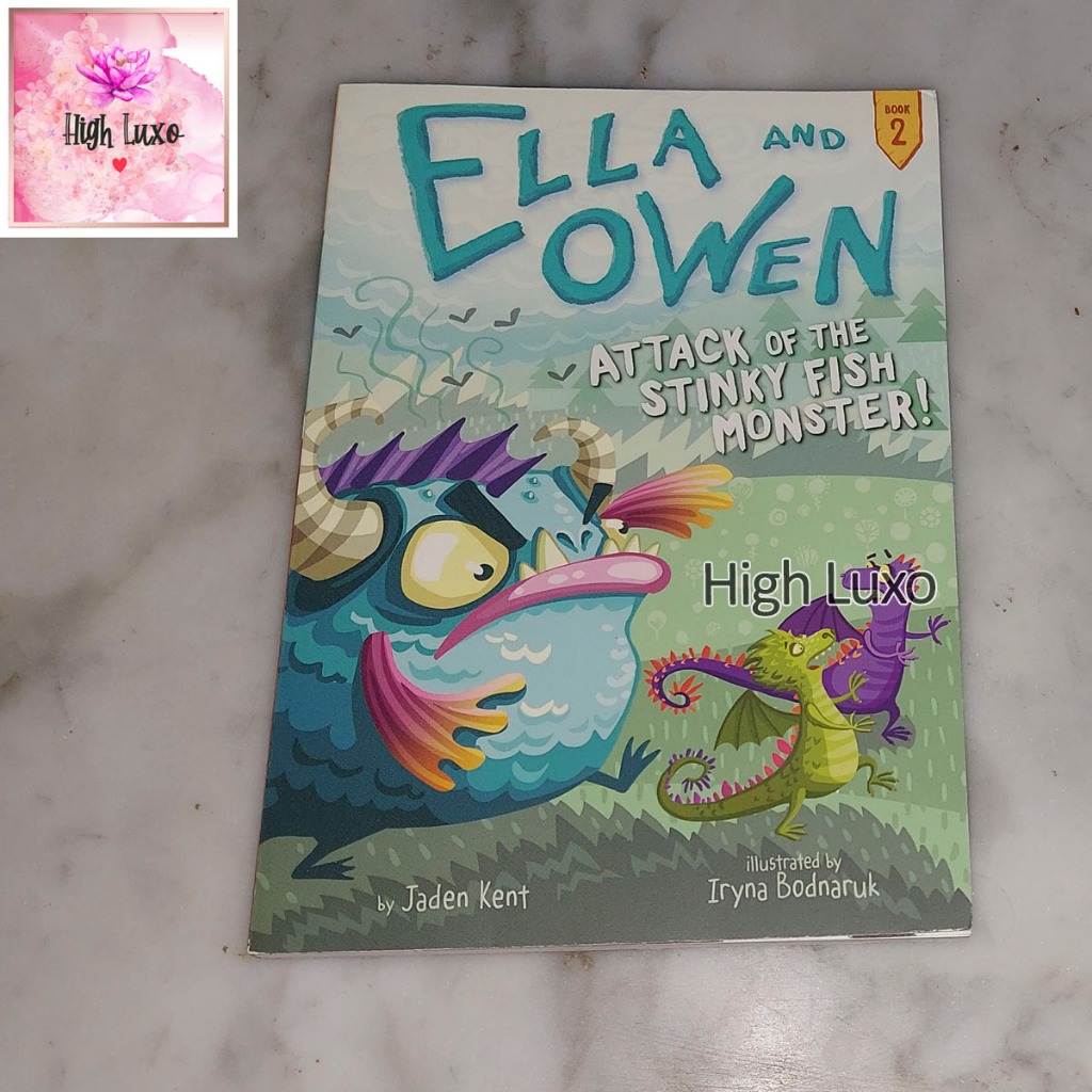 Jual Buku Novel Ella and Owen Attack Of The Stinky Fish Monster English ...