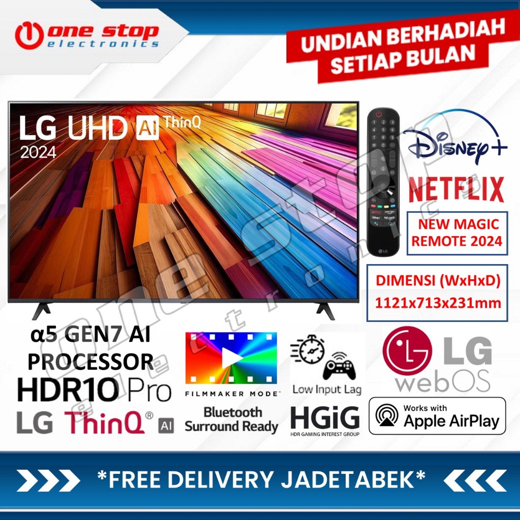 Jual LG 50UT8050 / 50UT8050PSB 4K UHD Smart AI ThinQ TV 50 Inch ...