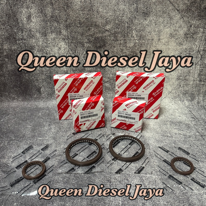 Jual Seal Kruk As Seal Ker As Crankshaft 1set Depan & Belakang Toyota ...