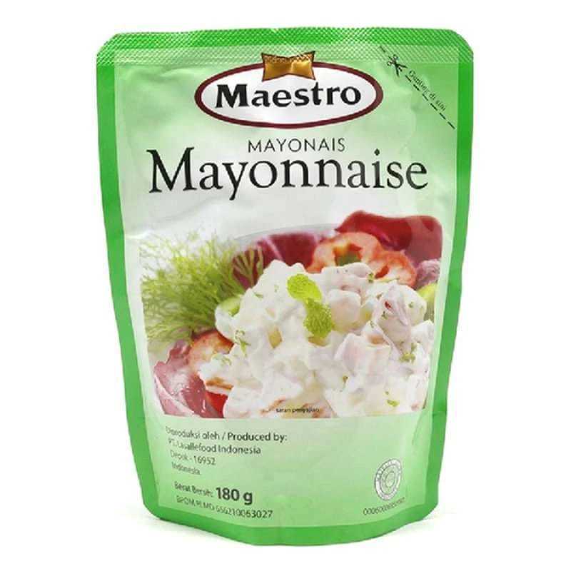 Jual MAESTRO 180 GR MAYONAIS MAYONNAISE MAYONES SAUS MAYO | Shopee ...
