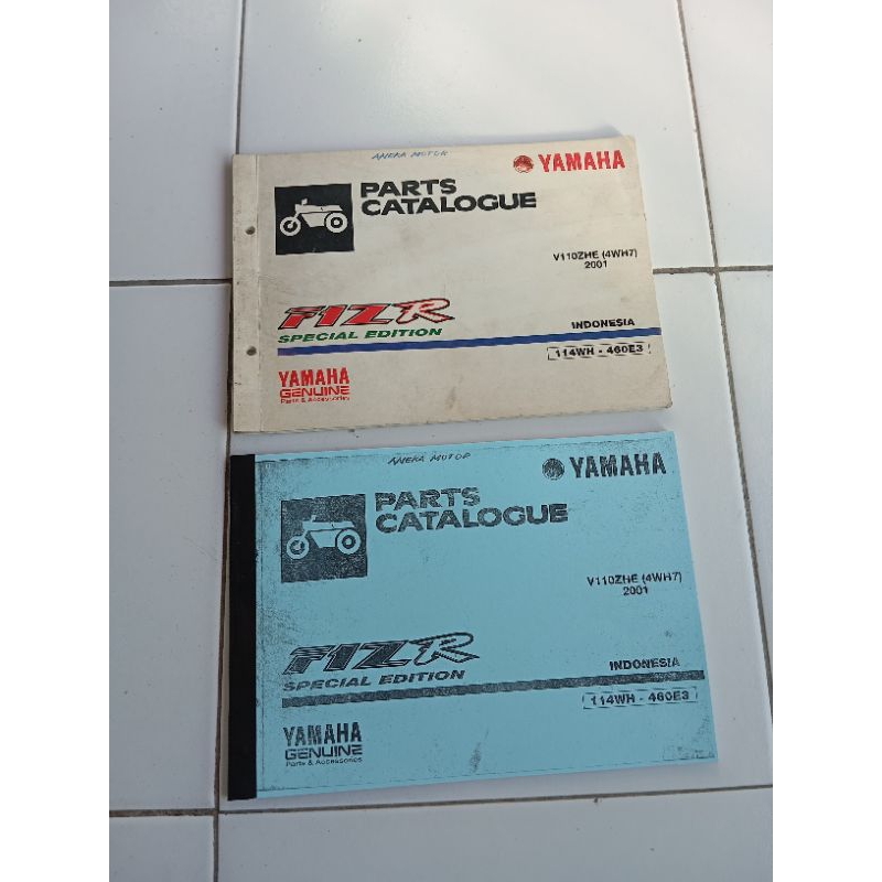 Jual Parts Catalogue Buku Panduan Part Fiz R Special Edition Kaltex ...