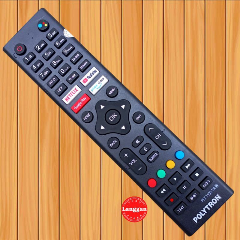 Jual Remote Remot TV Polytron LCD LED Android Smart TV 81i960 | Shopee Indonesia