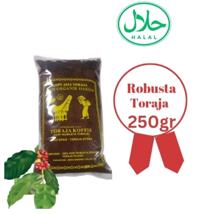 Jual Kopi Robusta Toraja Kopi Organik 250 gr Kopi Toraja Asli | Shopee ...