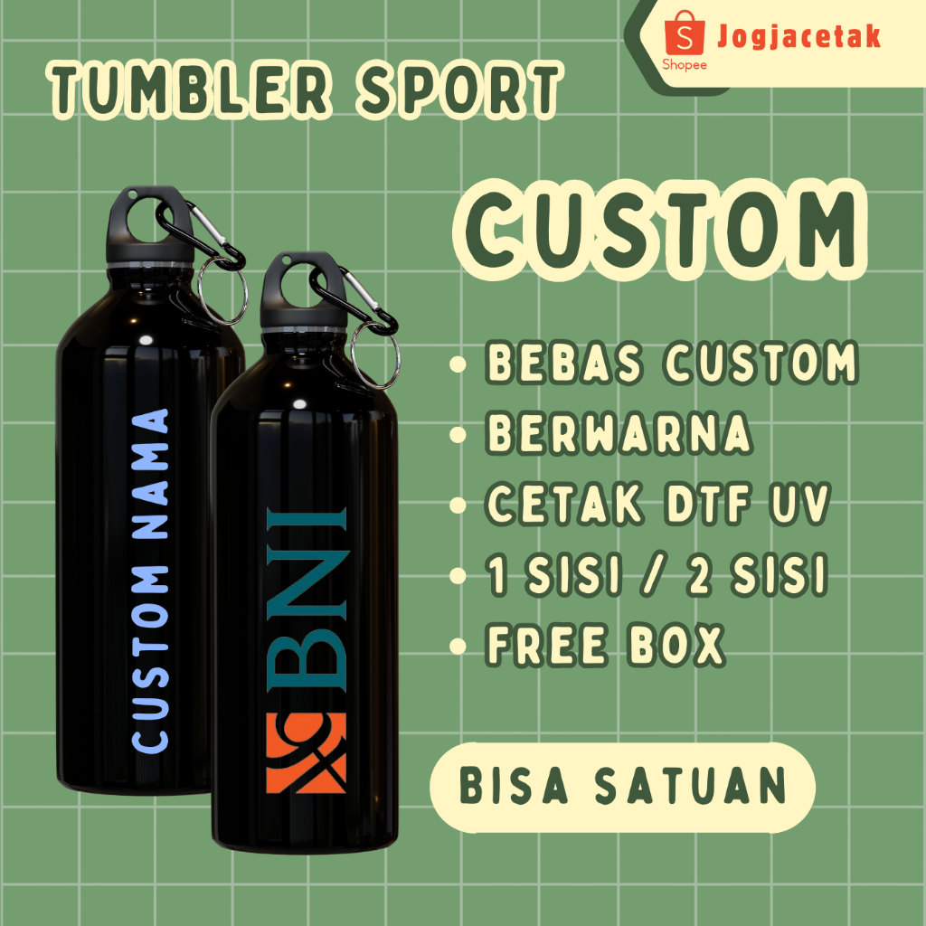 Jual TUMBLER CUSTOM SPORT JOGJA/CUSTOM TUMBLER SATUAN JOGJA MURAH ...