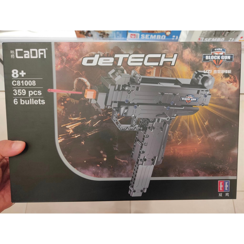 Jual TREND PRODUCT Bricks Cadfi Detech Block Gun Model Kit Uzi | Shopee ...