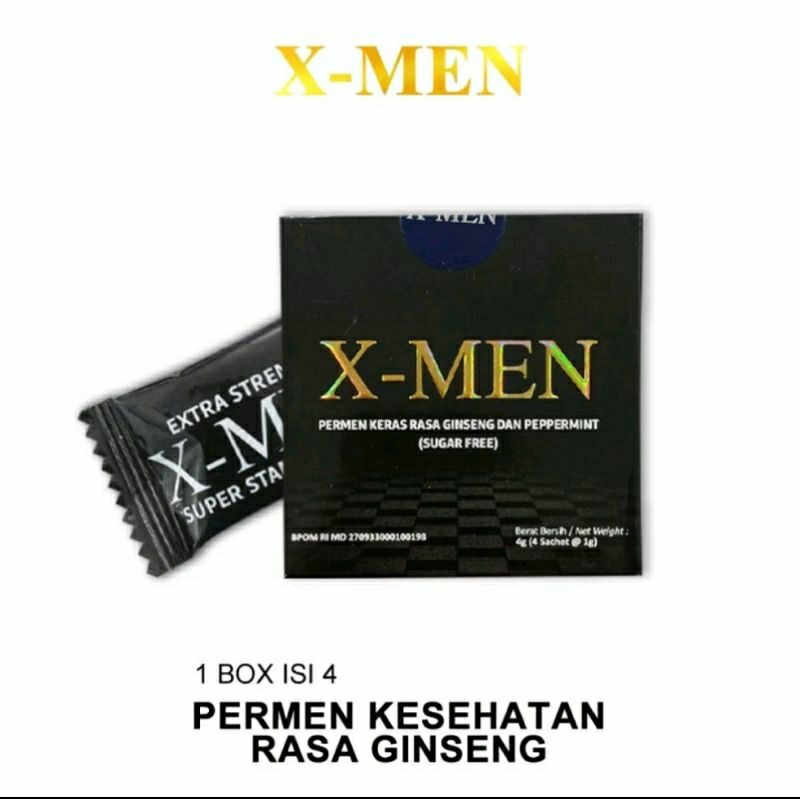 Jual Permen X men-Candy Original Xmen-Candy 1 Kotak Isi 4pcs | Shopee ...