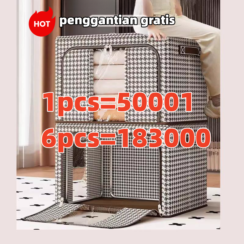 Jual 66/100/150L storage box Lipat kotak penyimpanan frame baja Double ...