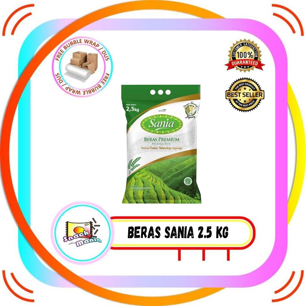 Jual Sania Beras Putih Premium 2.5 kg White Rice | Shopee Indonesia