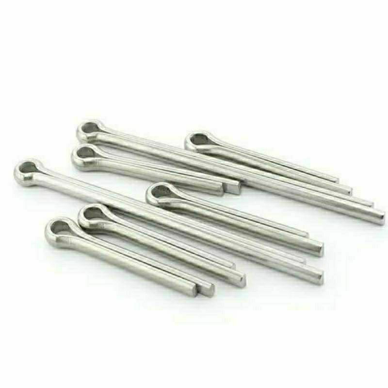 Jual Cotter pin stainless / split pin 3mm x 50mm (isi 50pcs ) | Shopee ...