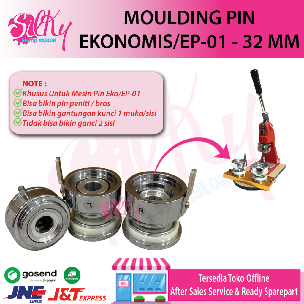 Jual [TIDAK TERMASUK MESIN] Moulding Mesin Press Pin Ekonomis / Mesin ...