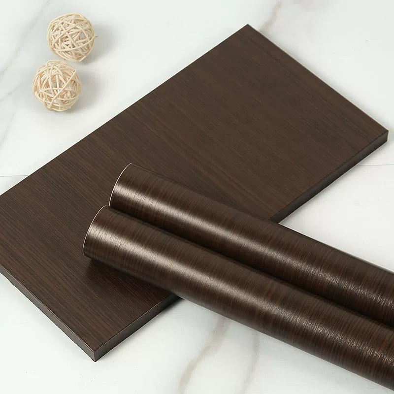 Jual Wallpaper Dinding Motif Kayu Coklat Tua Ukuran 45cm X 9 10meter