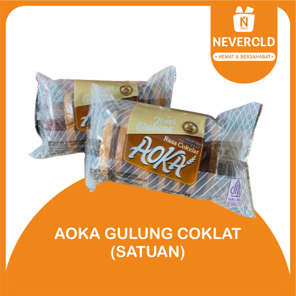 Jual AOKA ROTI GULUNG RASA COKLAT l EXPIRED DATE DES 2024 | Shopee ...