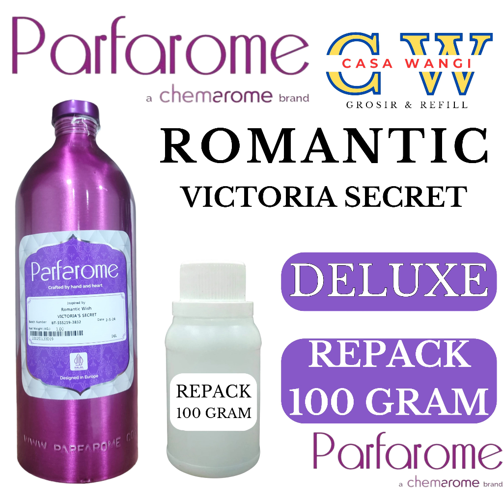 Jual (100 GR) ROMANTIC WISH BY PARFAROME DELUXE KEMASAN REPACK 100 GRAM ...