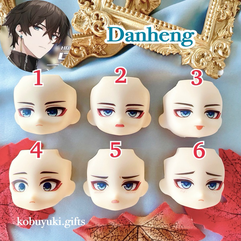 Jual Danheng Nendoroid Faceplate faceswap ob11 gsc star rail wajah face swap plate dan heng ...
