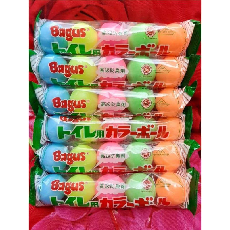 Jual Bagus Kamper Toilet Colour Ball 5s Naphthalene Pewangi Toilet isi ...