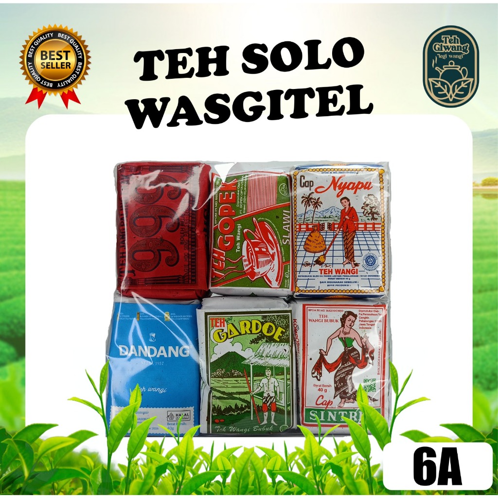 Jual Paket 6 Teh Racikan Khas Solo 240gr Kombinasi Teh Dandang 999 ...