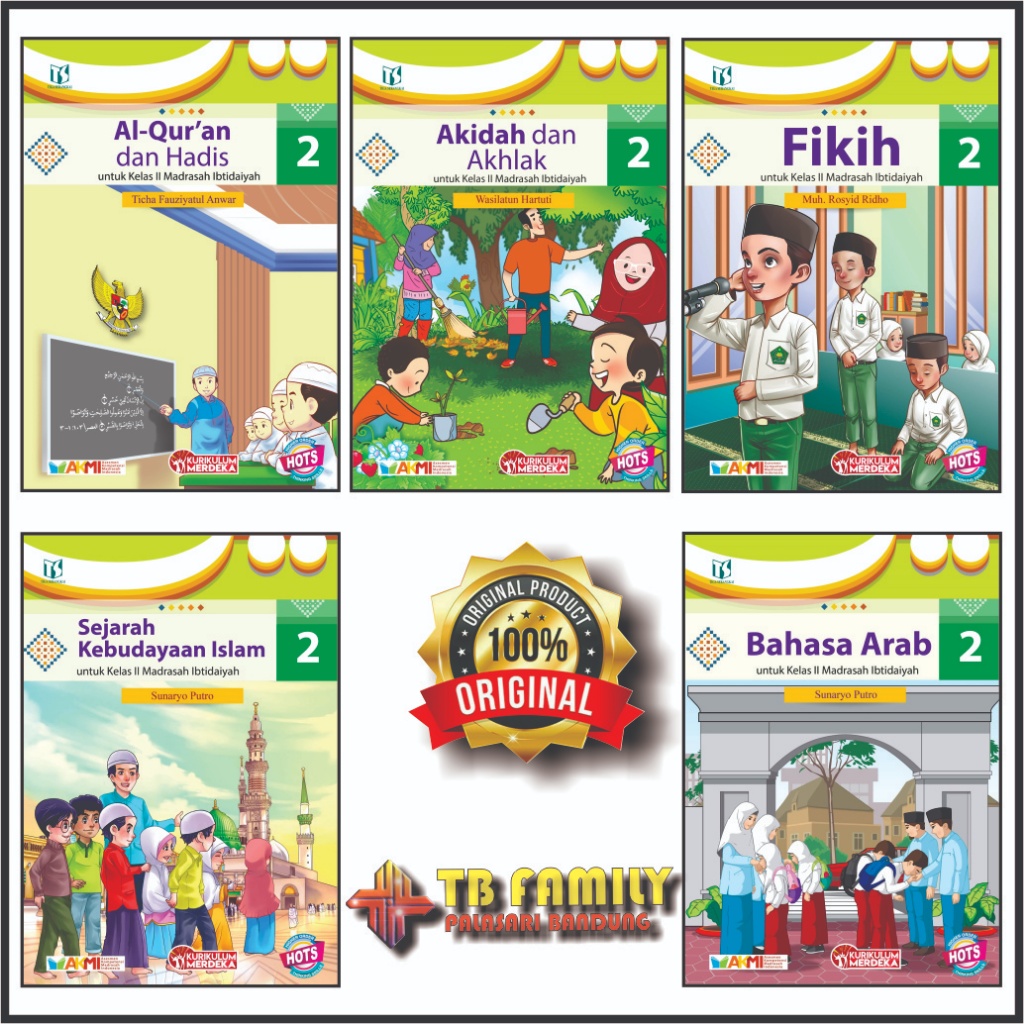 Jual Aqila Tiga Serangkai - Buku Paket SD/MI Kelas 2 Kurikulum Merdeka Madrasah Ibtidaiyah ...