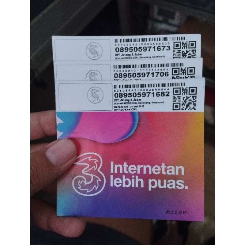 Jual kartu perdana tri / Happy plus 12 gb siap pakai | Shopee Indonesia
