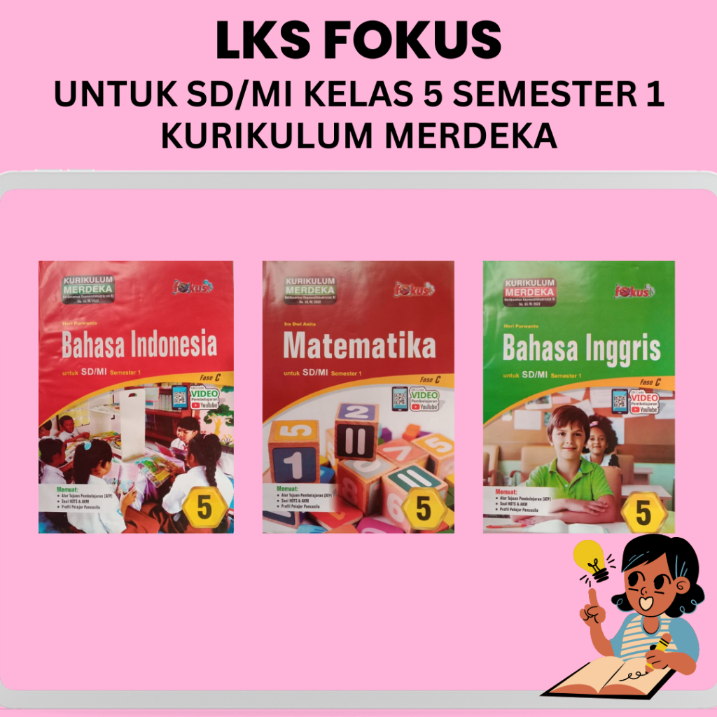 Jual LKS Fokus untuk SD/MI Kelas 5 Semester 1 Kurikulum Merdeka ...