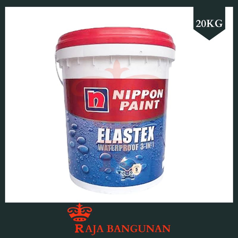 Jual CAT TEMBOK EKSTERIOR NIPPON PAINT ELASTEX PELAPIS ANTI BOCOR WARNA LENGKAP PAIL | Shopee ...