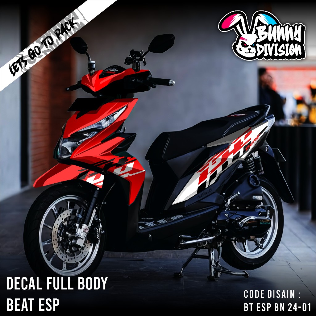Jual (COD) TERBARU Decal Sticker Variasi Beat ESP STREET 2016 2017 2018 ...