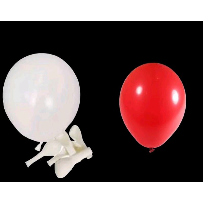 Jual balon polos isi 100 merah putih agustus | Shopee Indonesia