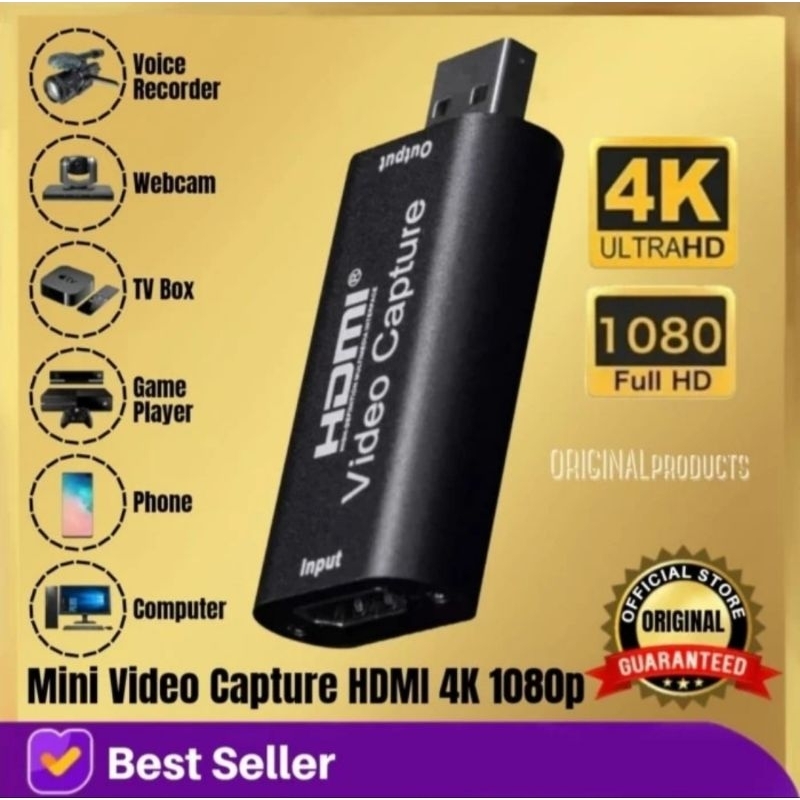 Jual Hdmi Video Capture Card Converter HD1080p - usb video capture to ...