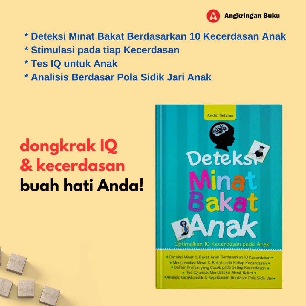Jual Buku Psikologi Anak - Deteksi Minat Bakat Anak -- Andin Sefrina ...