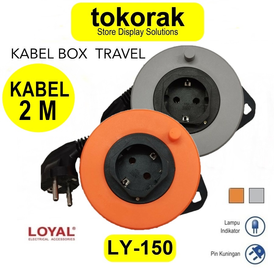 Jual KABEL ROLL BOX TRAVEL 2 METER LY-150 KABEL BOX ROLL LOYAL 150 LY ...